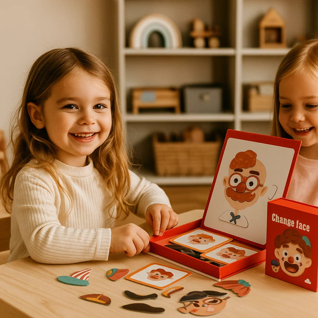 Edukacyjne puzzle do nauki emocji dla dzieci – Sny Maluszka